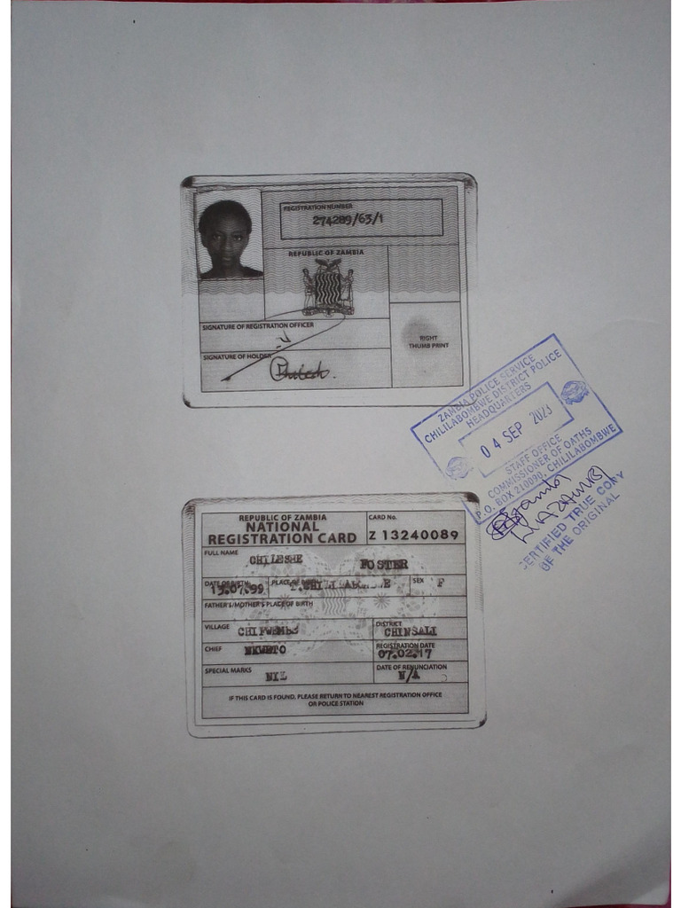NRC and Full Registration | PDF