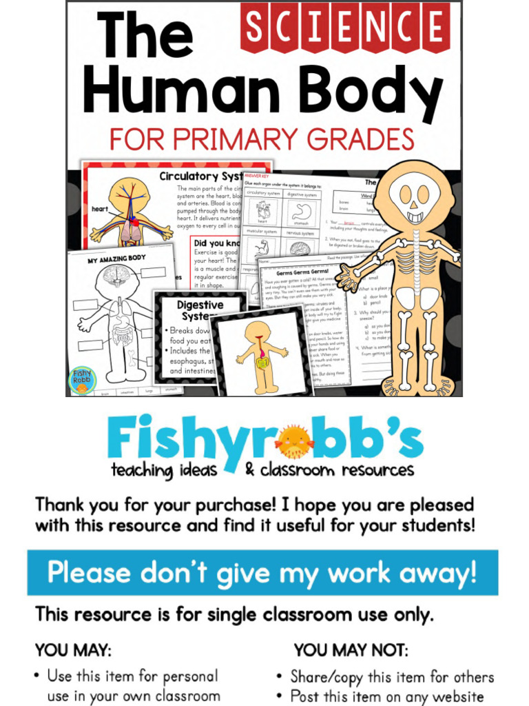 Human Body Teaching Activities Set | PDF | Human Body | Heart
