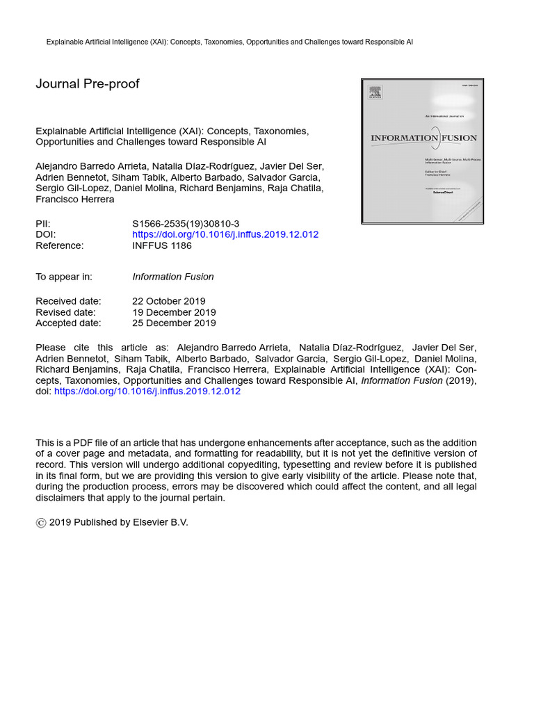 Journal Pre-Proof: Information Fusion | PDF | Artificial Intelligence ...