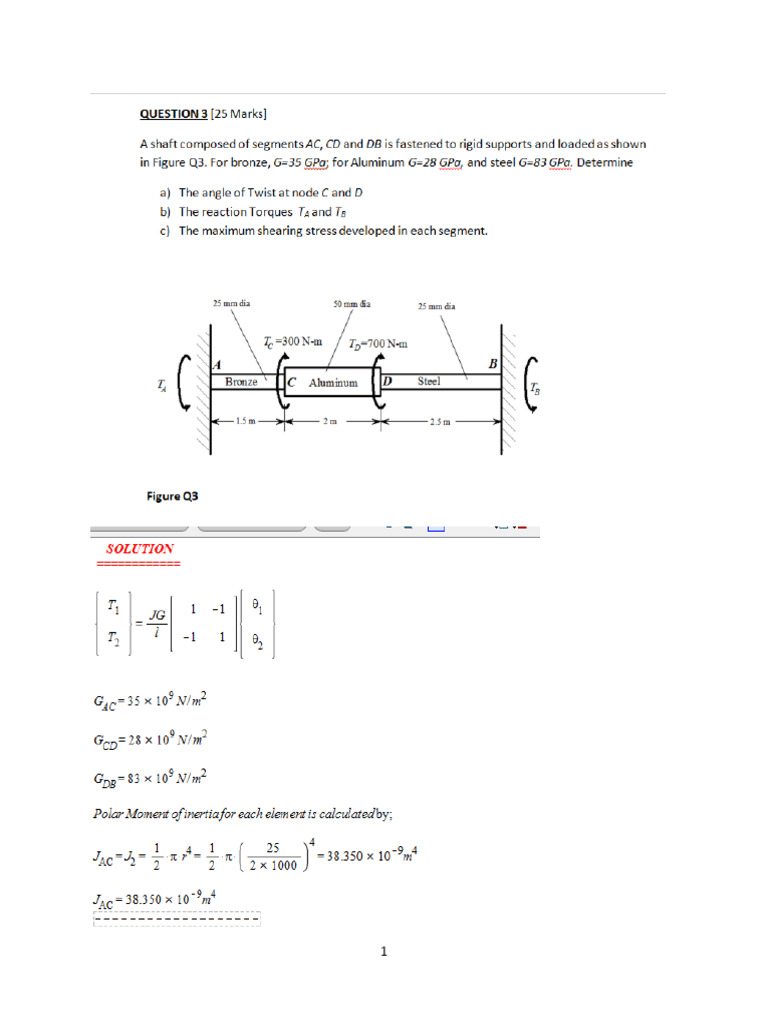 Mid-Semester q3 Solution | PDF