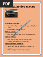 Traffic Signs and Signals: Easy Go Driving School Kwekwe | PDF ...