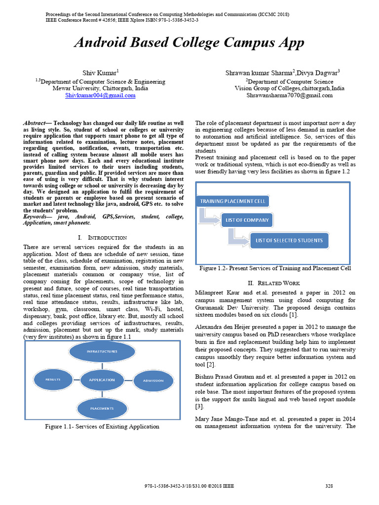Android Based College Campus App | PDF | Android (Operating System) | Mobile App