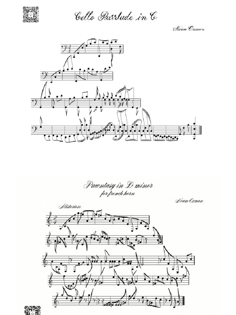 partituras dibujos | PDF