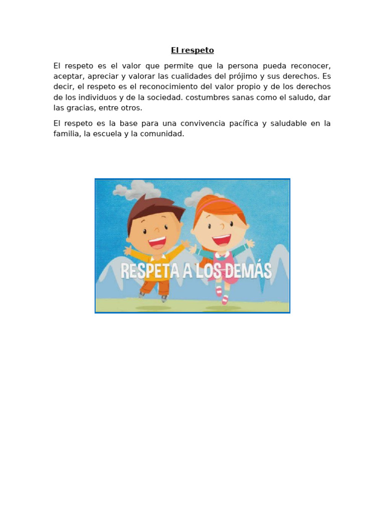 El Respeto | PDF
