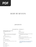 BBG Pre Training | PDF | Physical Exercise | Recreation