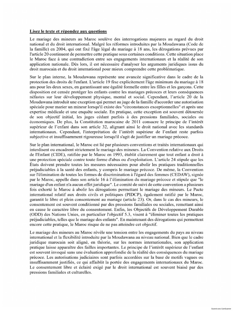 Exemple d'examen DF FR 3 | PDF