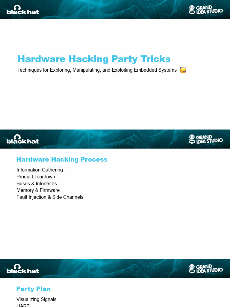 Hardware Hacking Party Tricks | PDF