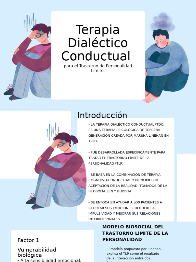 Presentación Psicología Salud Mental Ilustrado Azul | PDF | Terapia ...