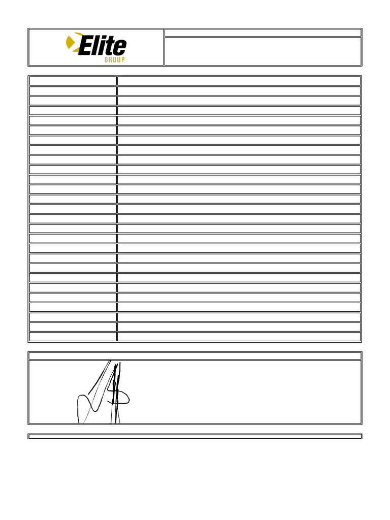 Elite Traffic Management Jak Beckett Registration Form | PDF ...