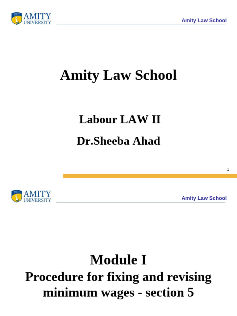 Minimum Wage Fixing Procedures Explained | PDF | Employment | Justice