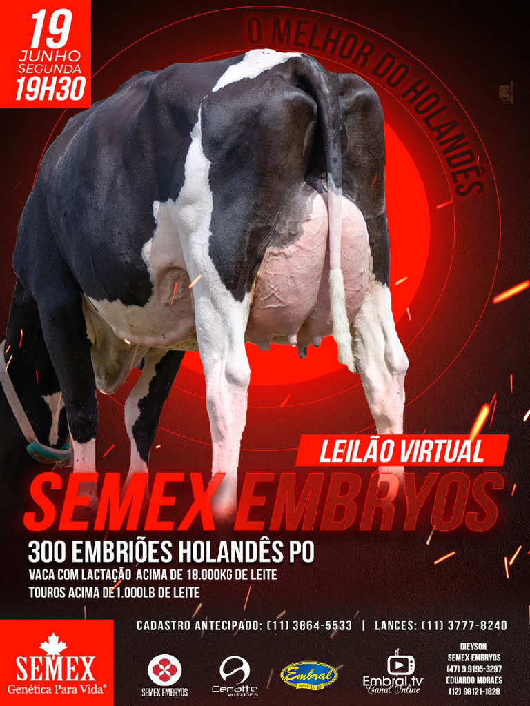 Leilão Semex Embryos - Junho | PDF | Leilão | Nota promissória