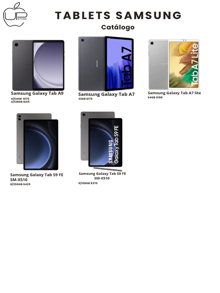 Catalogo de Tablets | PDF