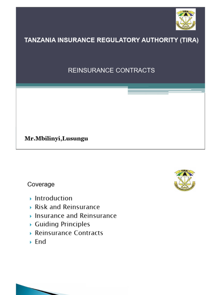 Reinsurance Contracts | PDF | Reinsurance | Insurance