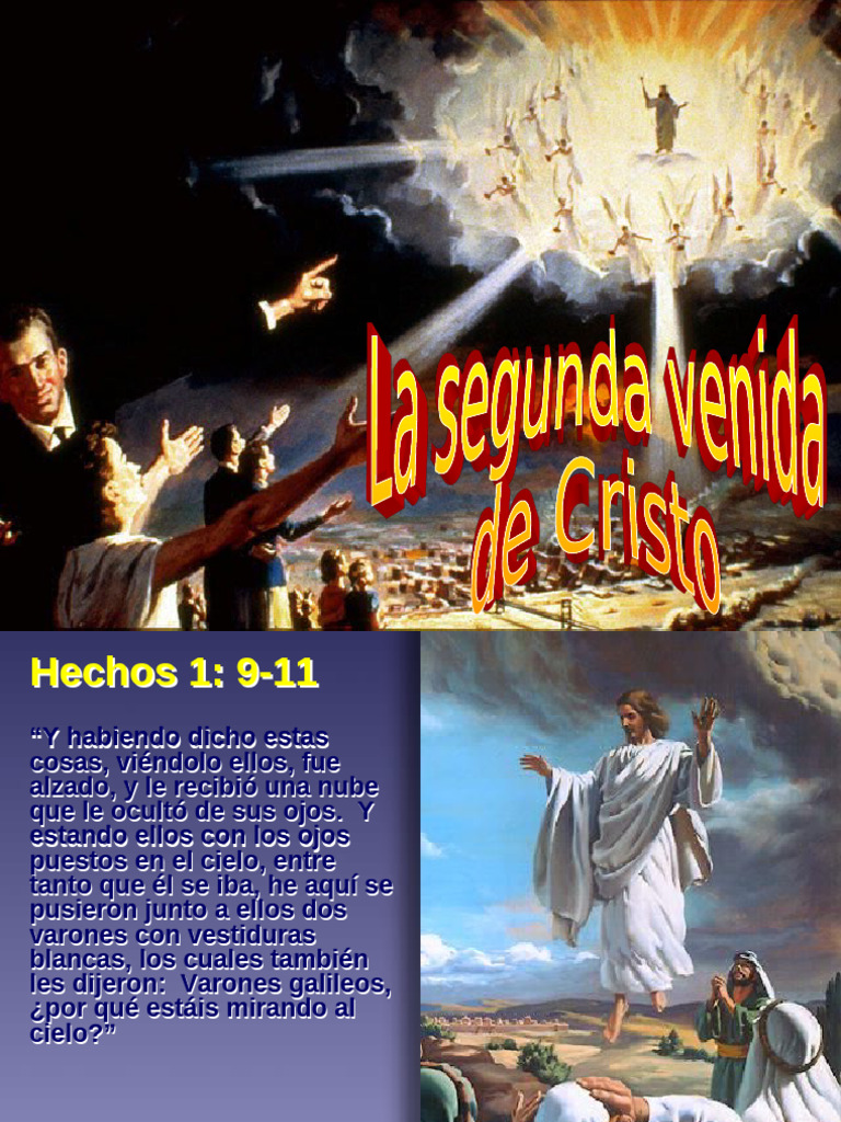 Creencia 25. LA SEGUNDA VENIDA DE CRISTO | PDF | Segundo advenimiento ...