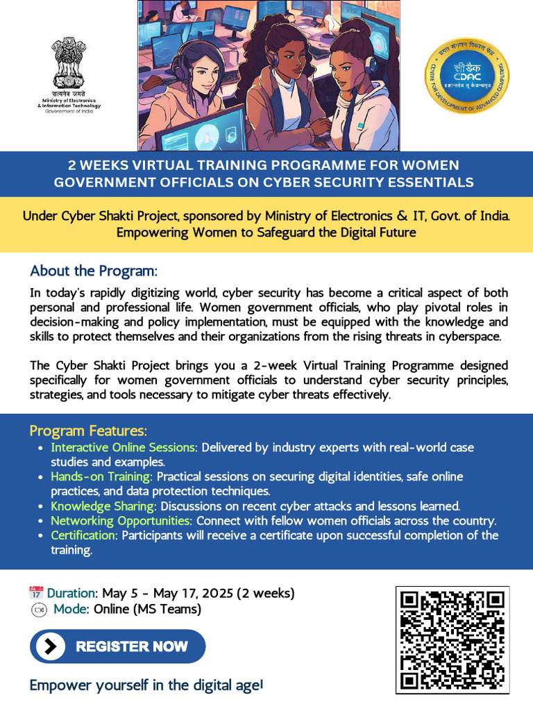 2 Weeks Training For Women Government Officials 5th - 17th May 2025 | PDF
