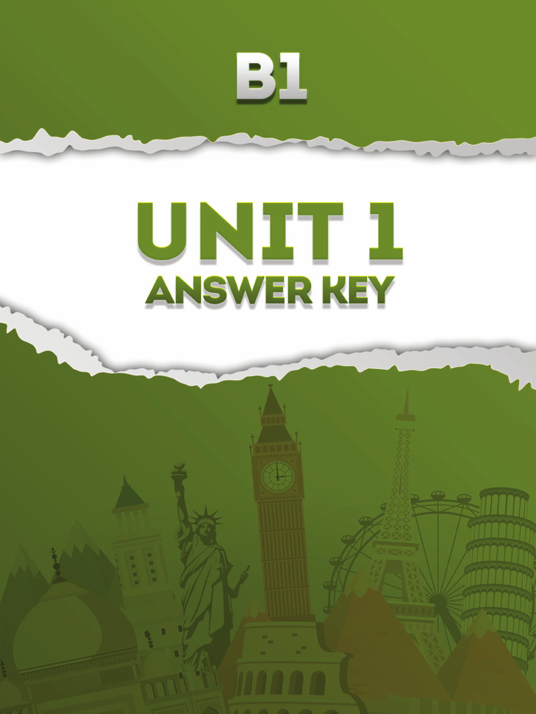 B1 Answer Key for English Exercises | PDF | Energy Development | Pollution