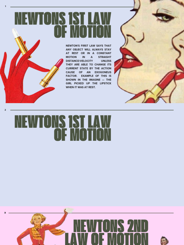 Newton's Laws of Motion Explained | PDF