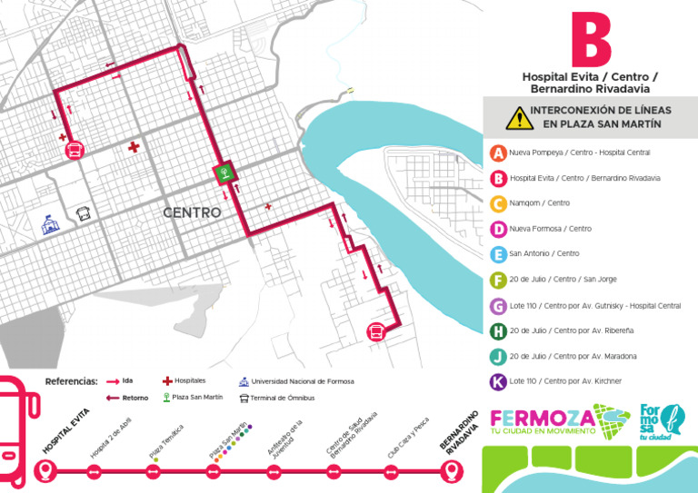 Mapa Linea B | PDF