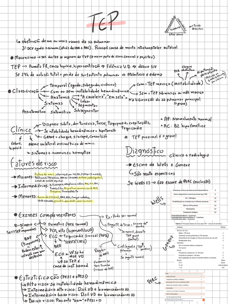 Resumo TEP Emergências | PDF