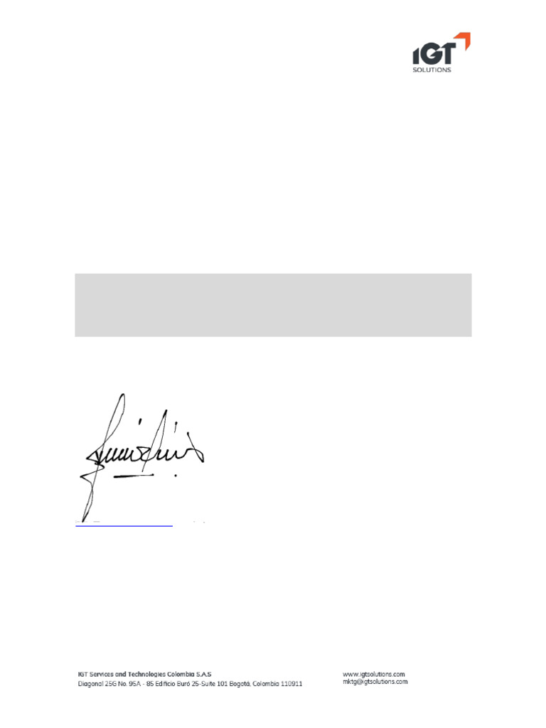 IGT CERTIFICADO | PDF