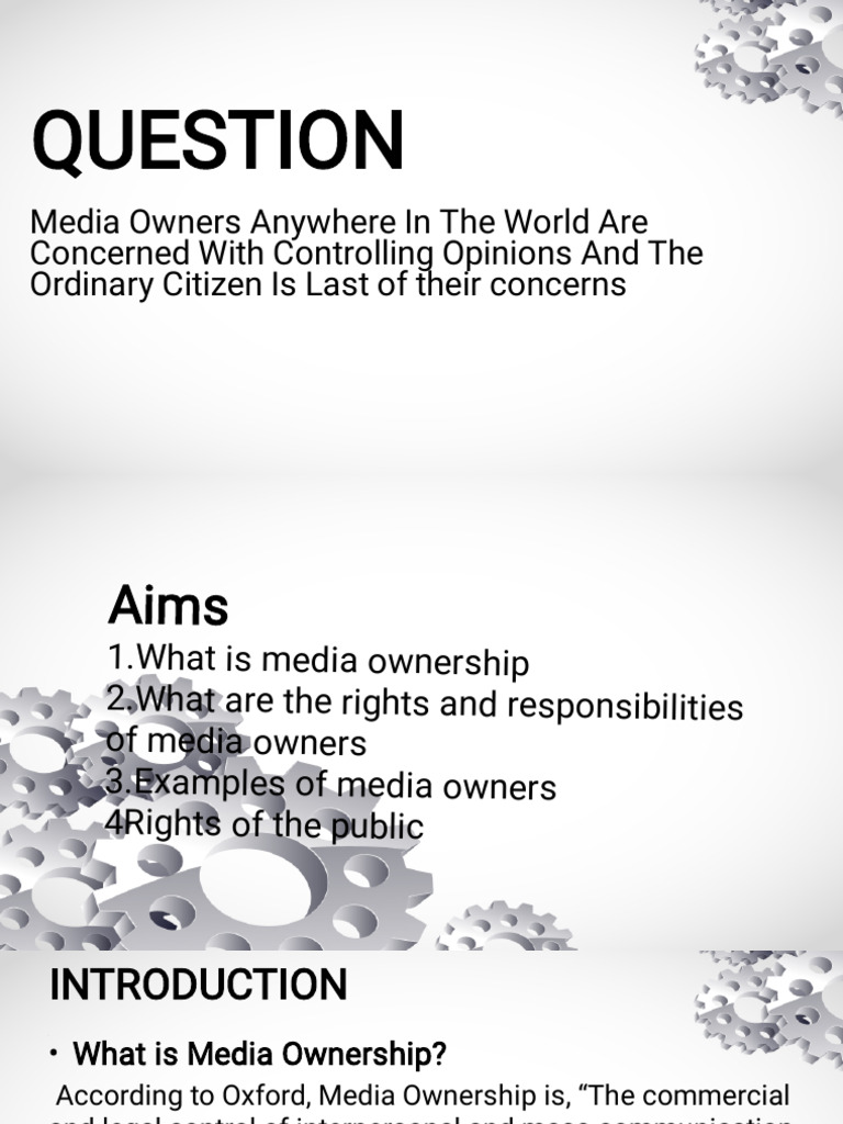 Presentation Media and Journalism | PDF | Mass Media | Corporate Social Responsibility
