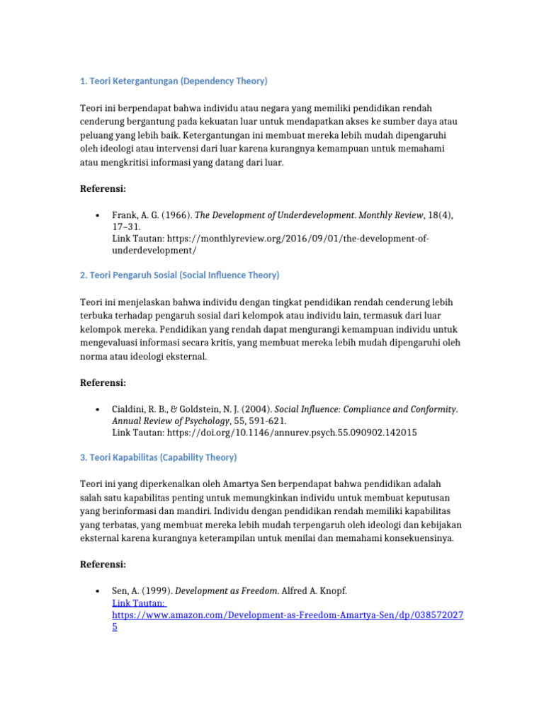 Teori Pendidikan | PDF