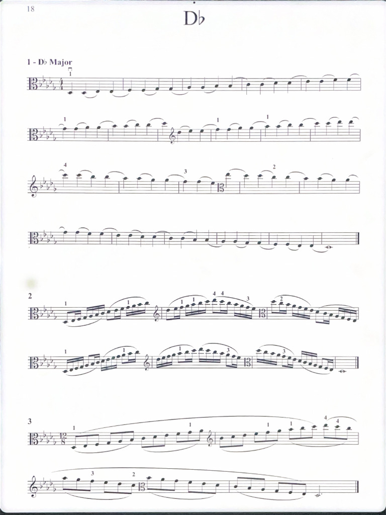 viola scales | PDF