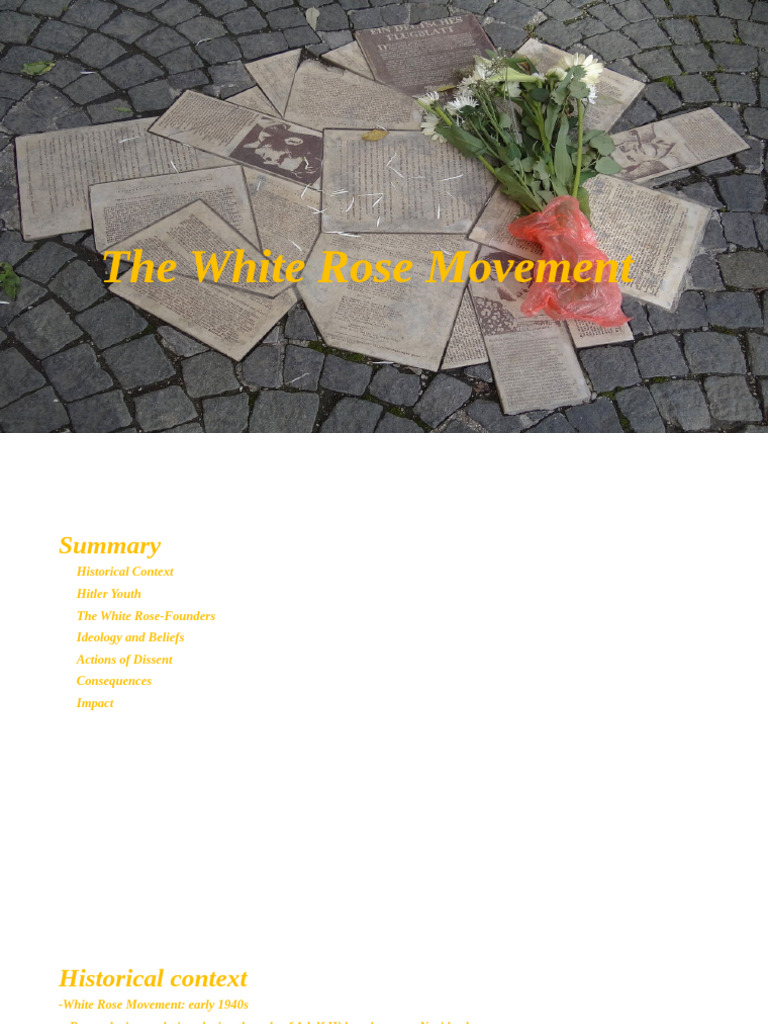The White Rose Movement | PDF
