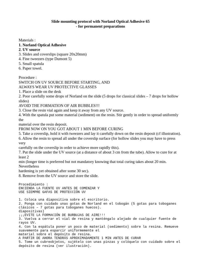 Montaje Norlan Mounting | PDF