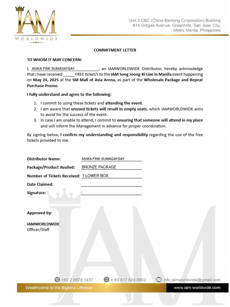 Commitment Letter | PDF