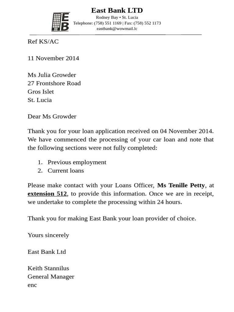 Blocked Style Letter | PDF