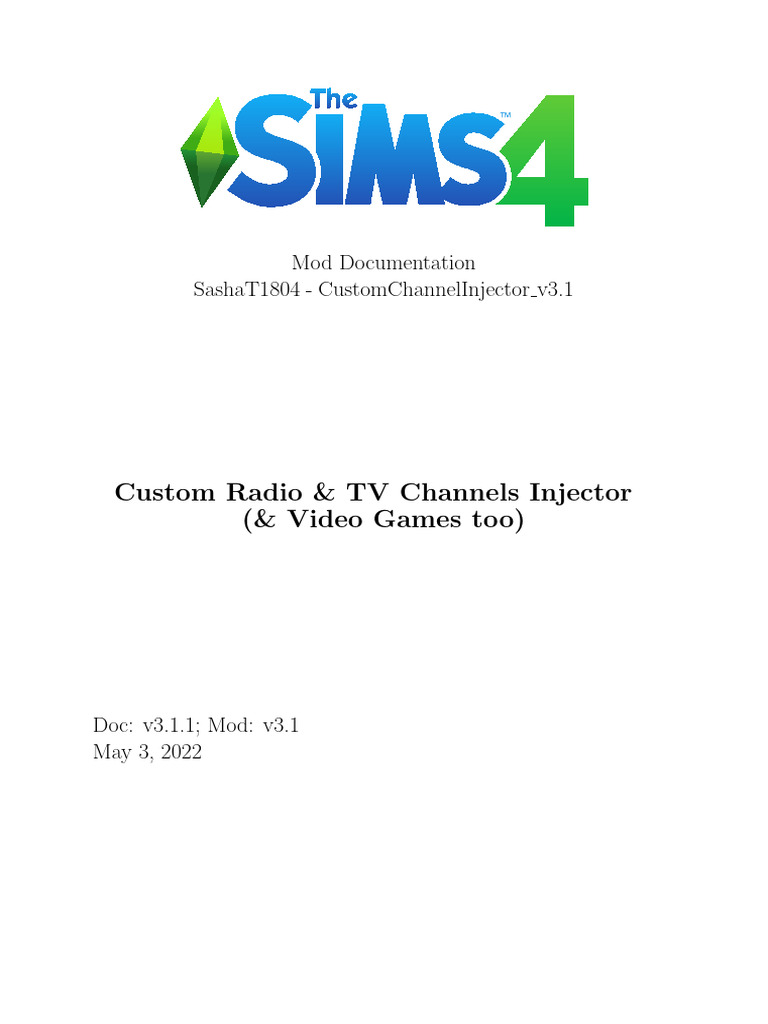 CustomChannelsInjector Documentation v3.1 | PDF | Computing