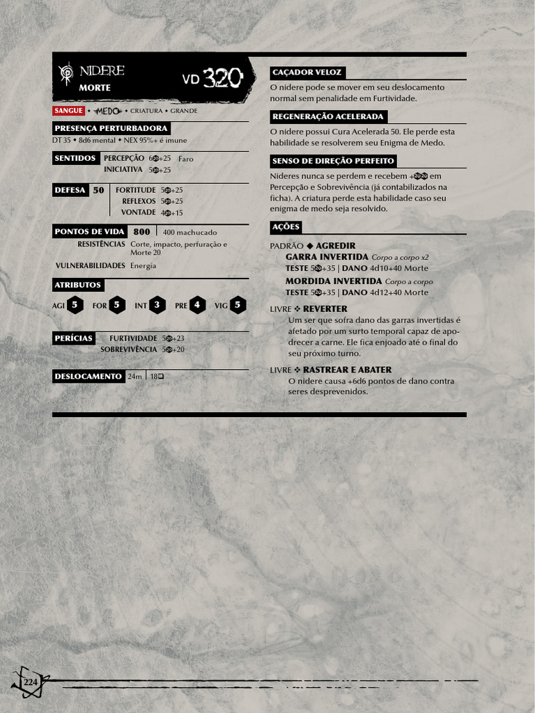 Ordem Paranormal RPG v1 3 Lyfxjj Páginas 2 | PDF