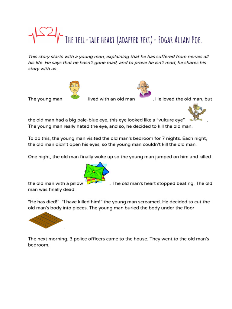 The Tell-Tale Heart (Story) - Edgar Allan Poe | PDF