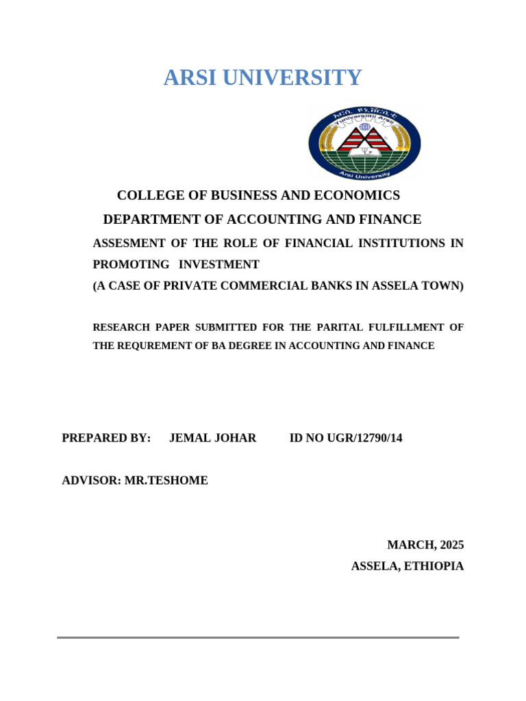 Jemal Johar New Proposal | PDF | Investing | Methodology