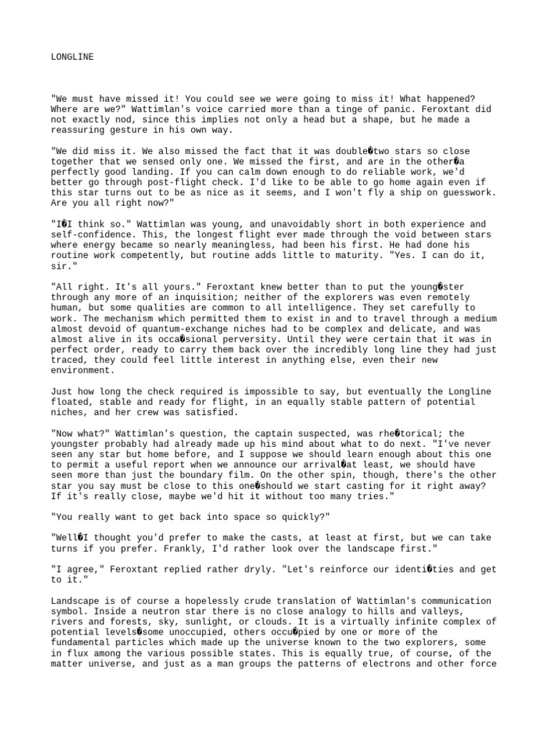 Clement, Hal - Longline | PDF | Stars | Neutrino