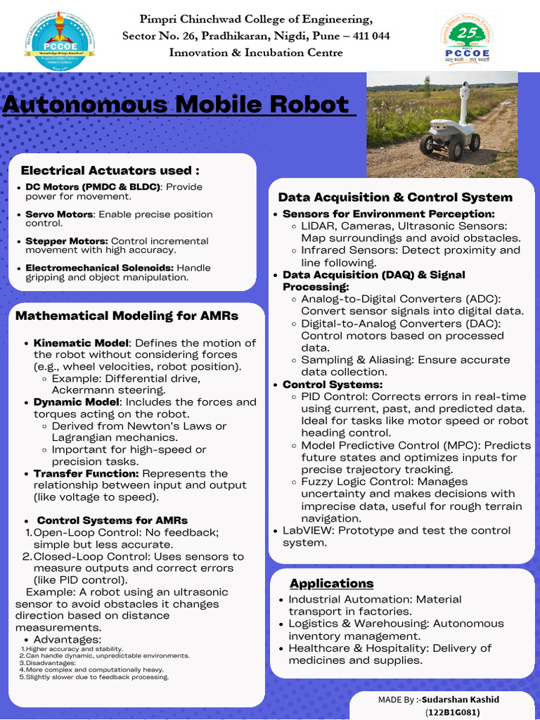 Autonomous Mobile Robot Control Systems | PDF | Robot | Robotics