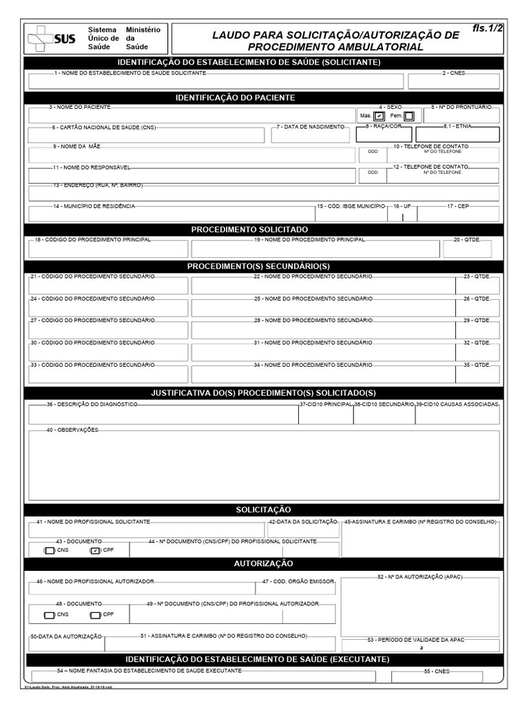 Apac PDF Editavel - Hospital | PDF
