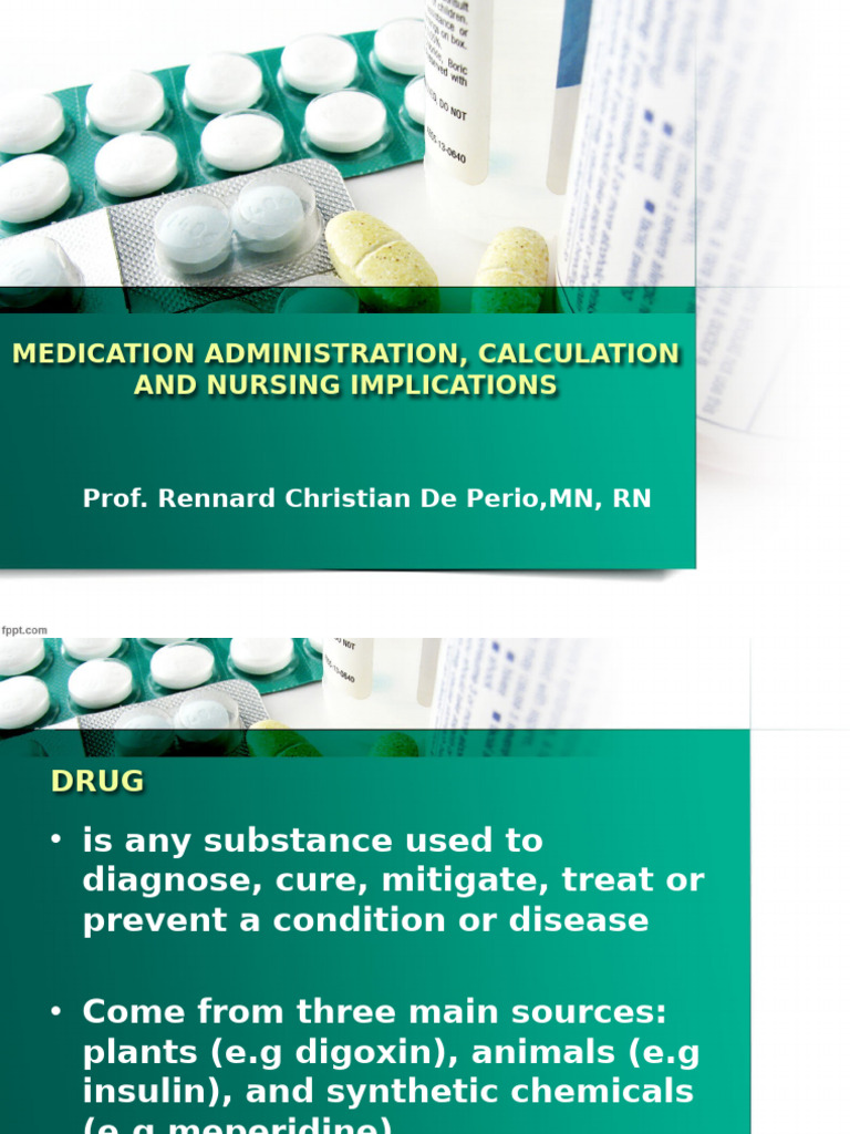 Medication Administration | PDF | Injection (Medicine) | Pharmacy