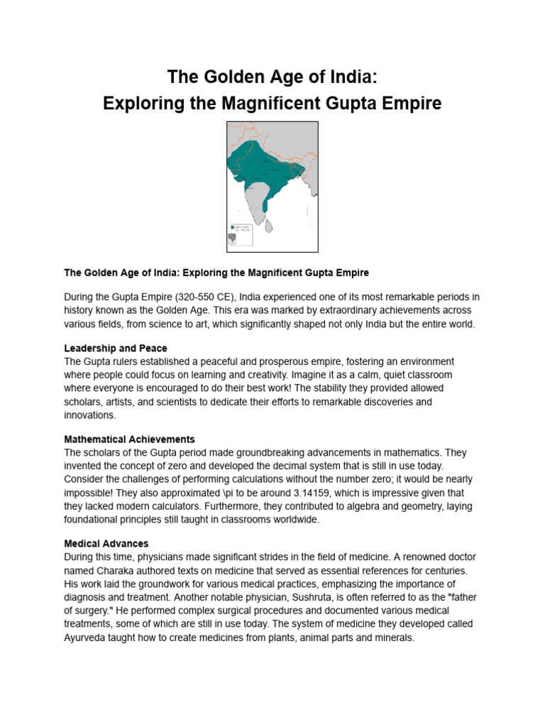 Reading - The Golden Age of India | PDF | Medicine