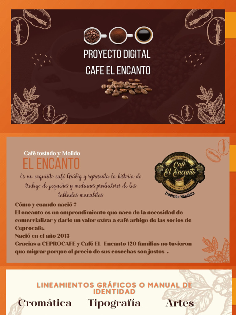 Presentación Cafe El Encanto | PDF