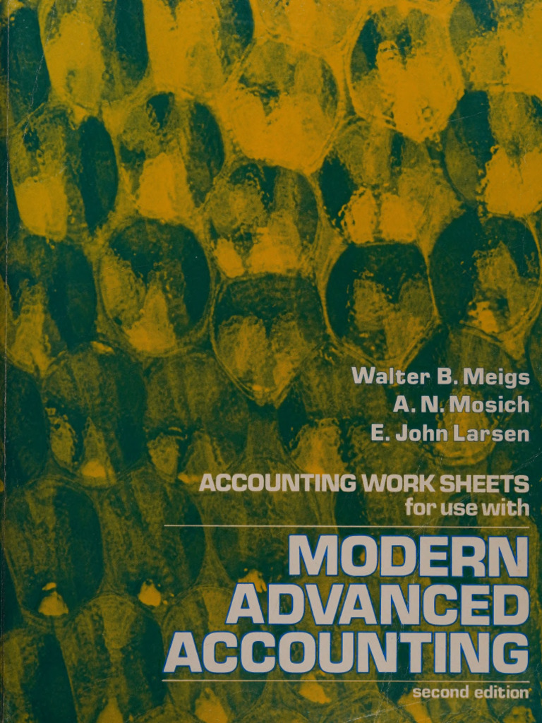 Accounting Work Sheets For Use With 1979 | PDF | Balance Sheet | Money