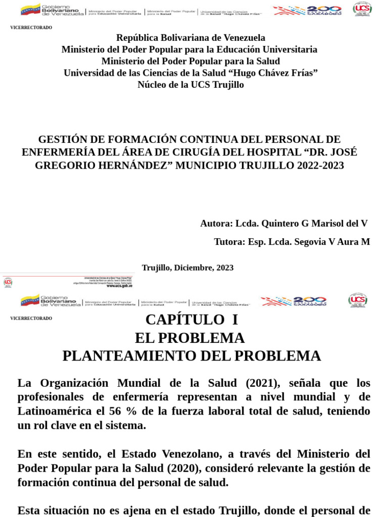 2023 Teg Quintero Marisol | PDF | Hospital | Enfermería
