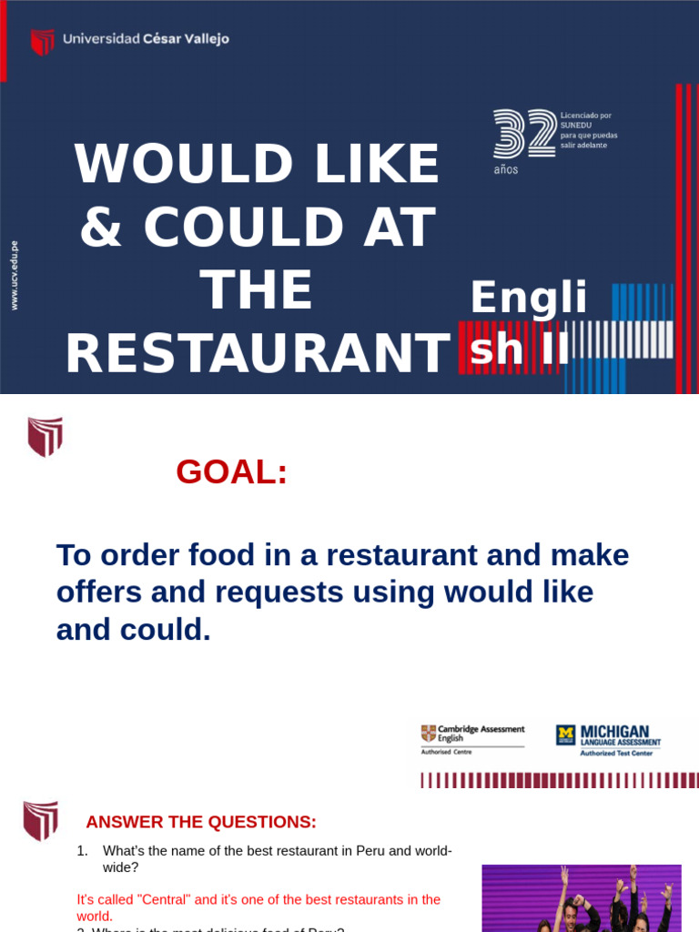 Session 3 - Ingles 2 - SS (1) Nuevo | PDF | Waiting Staff | Salad