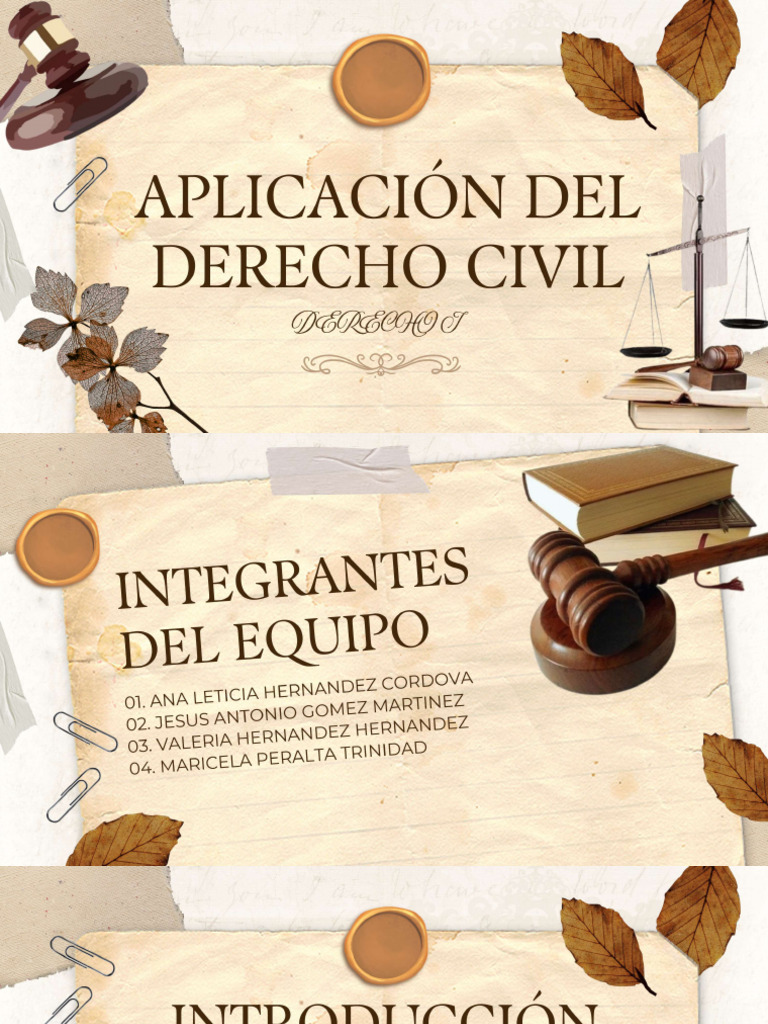 APLICACION DEL DERECHO CIVIL PRIMERA PARTE - Compressed | PDF