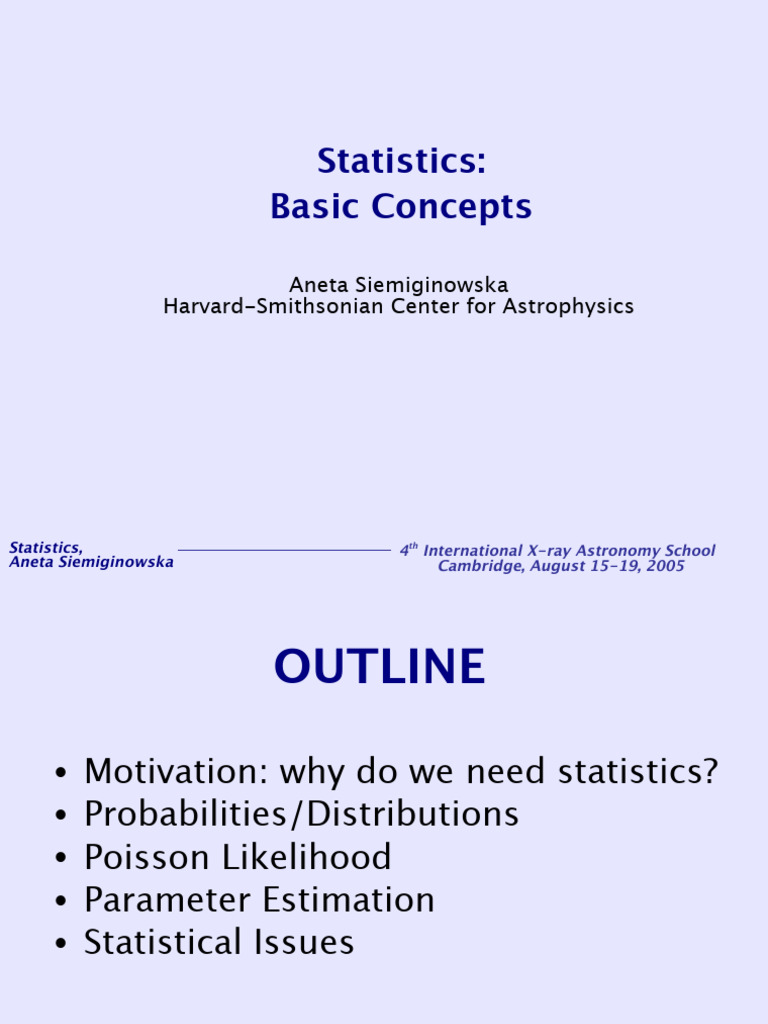 Basics of Statistics 03 | PDF