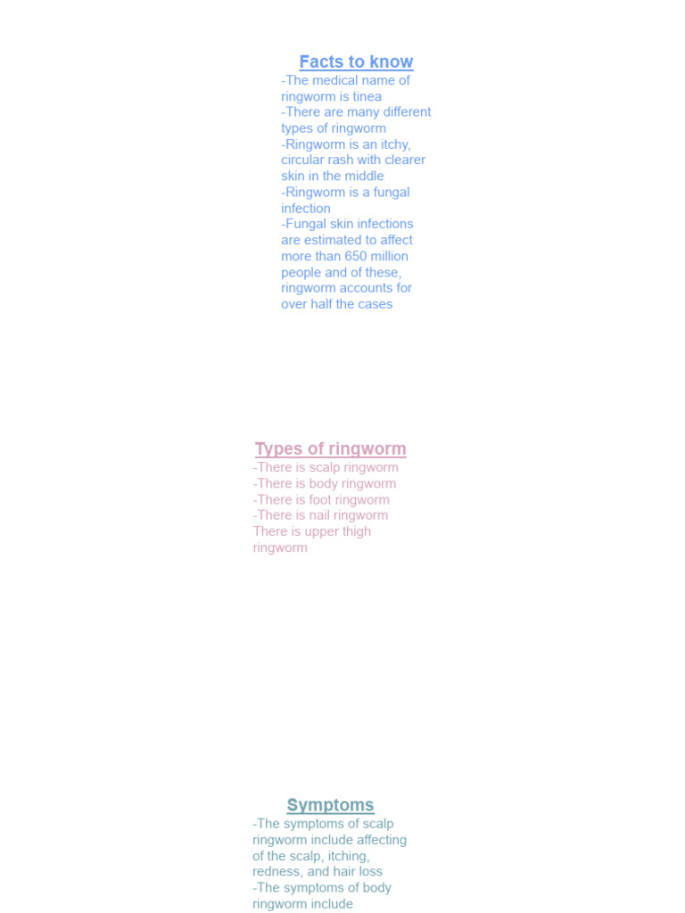 Science- Ringworm | PDF