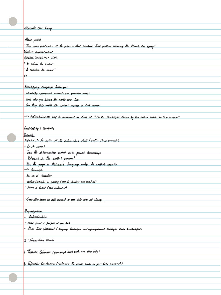 Module 1 Essay | PDF