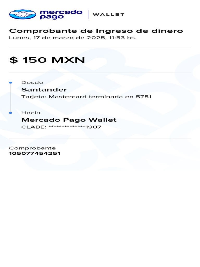 Debit Card Receipt 105077454251 | PDF