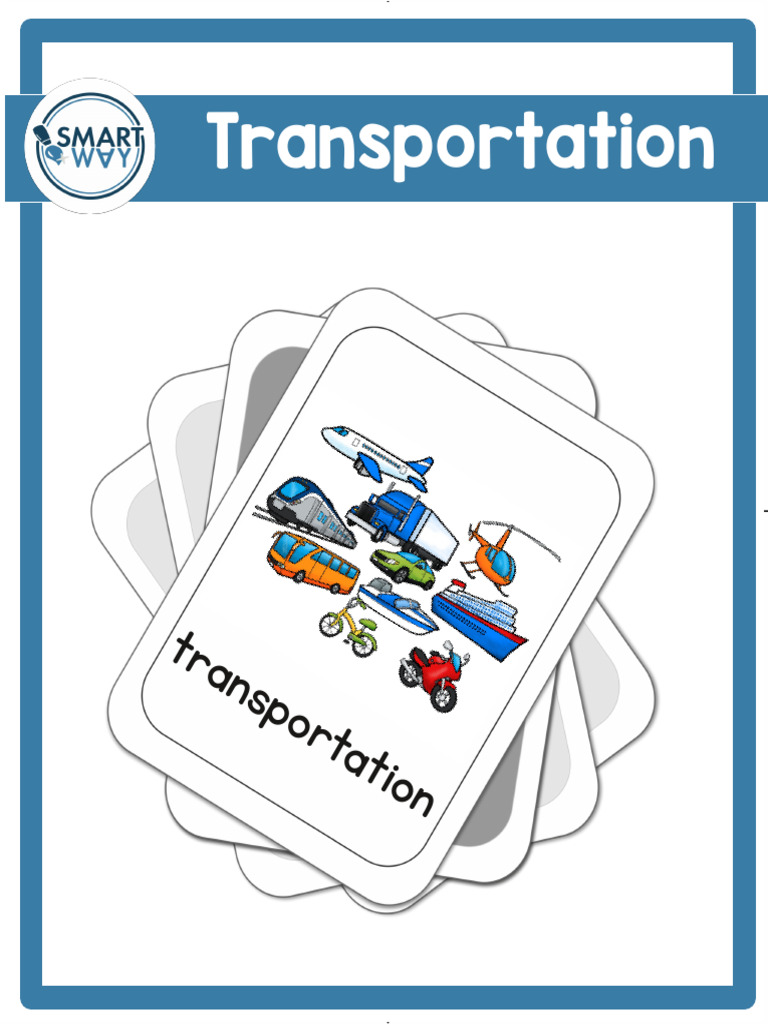 FlashcardsFreebie10MeansofTransportation-1 | PDF